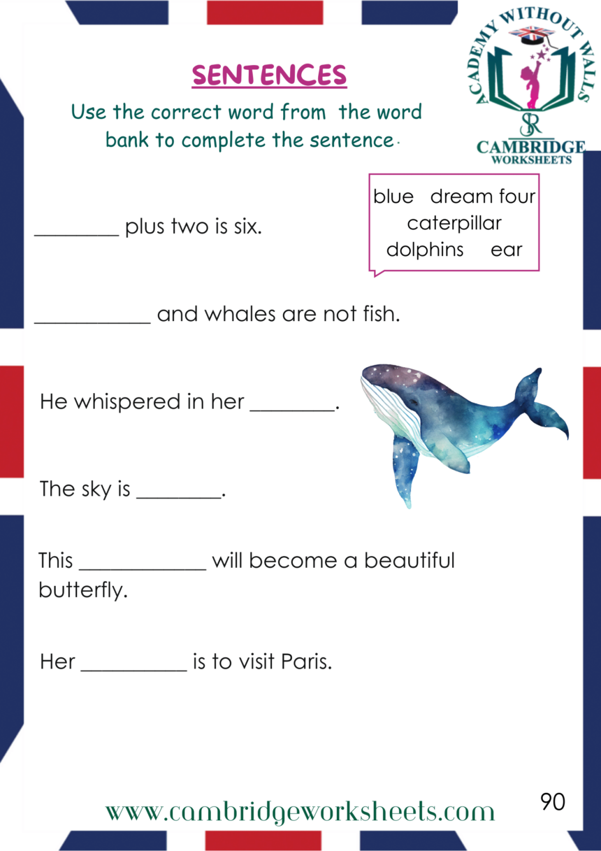Vocabulary Pack (Grade 1) - Cambridge Work Sheets