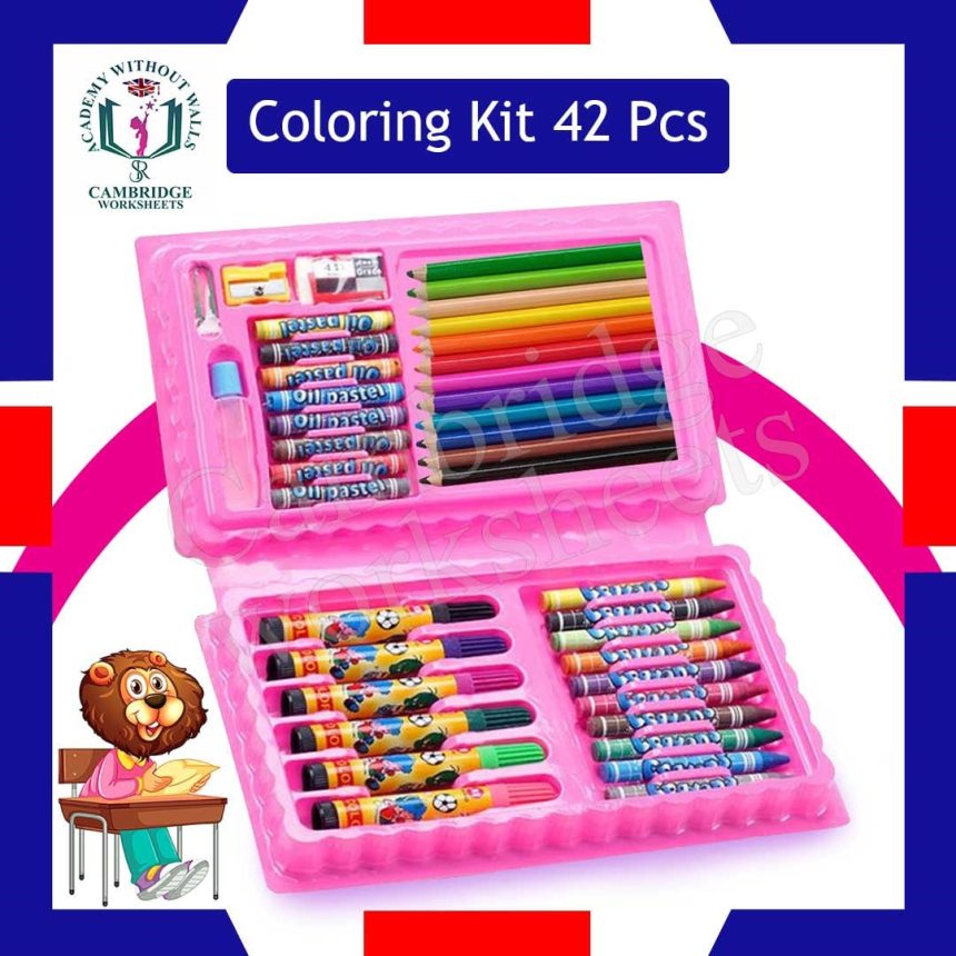 Coloring Kit 42 pcs – Cambridge Work Sheets